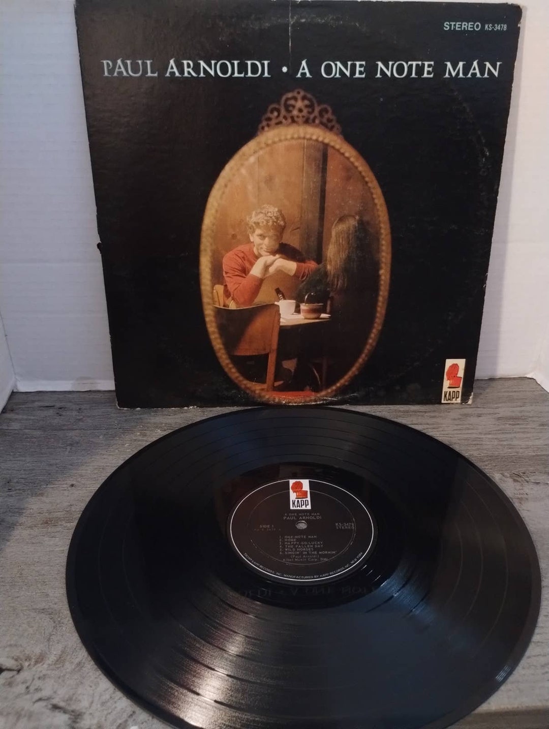 Paul Arnoldi A One Note Man Kapp Record KS3478 Promotional LP - Etsy