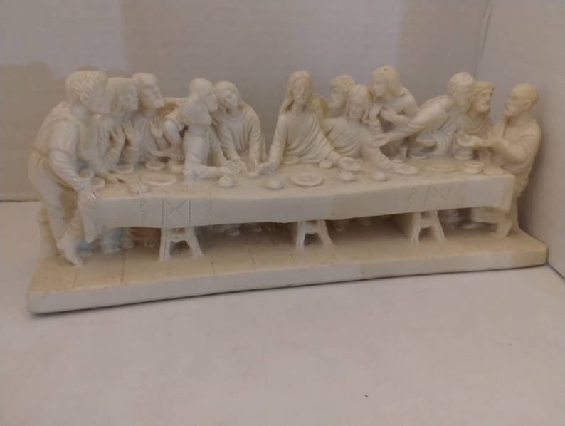 The Last Supper Figurine Sculpture Made in Italy Carved - Etsy