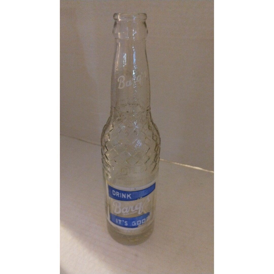 1967 Barq’s Root Beer 10 Oz Empty Embossed Soda Bottle - Etsy