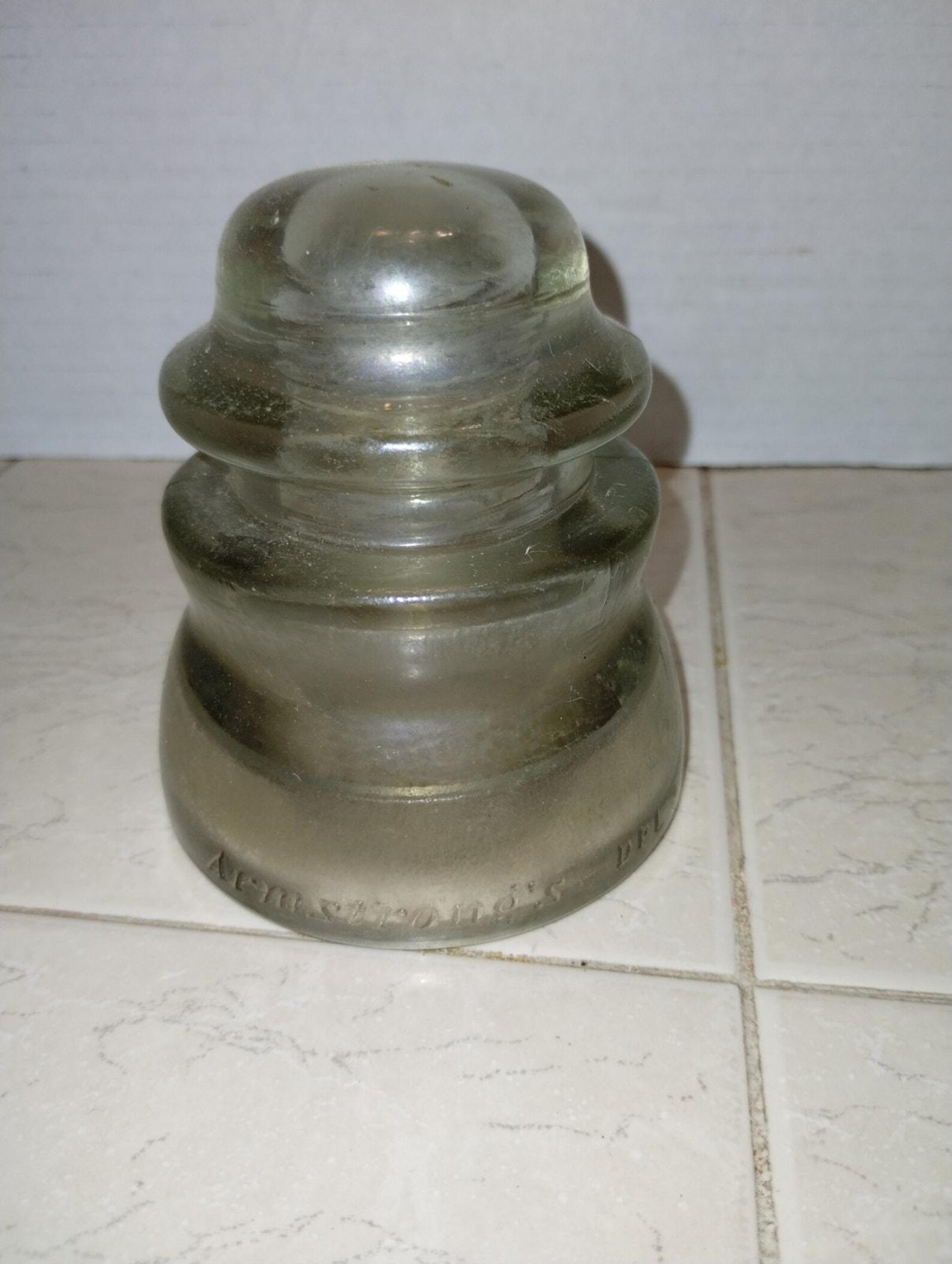 Vintage Armstrong's DPI Clear Glass Insulator Made in USA, 36 52... - Etsy