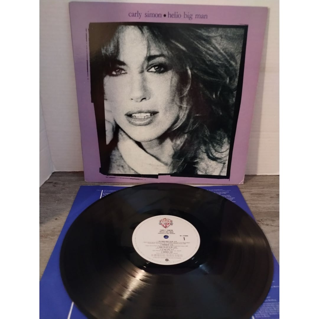 Carly Simon Hello Big Man LP Warner Bros W1-23886 - Etsy