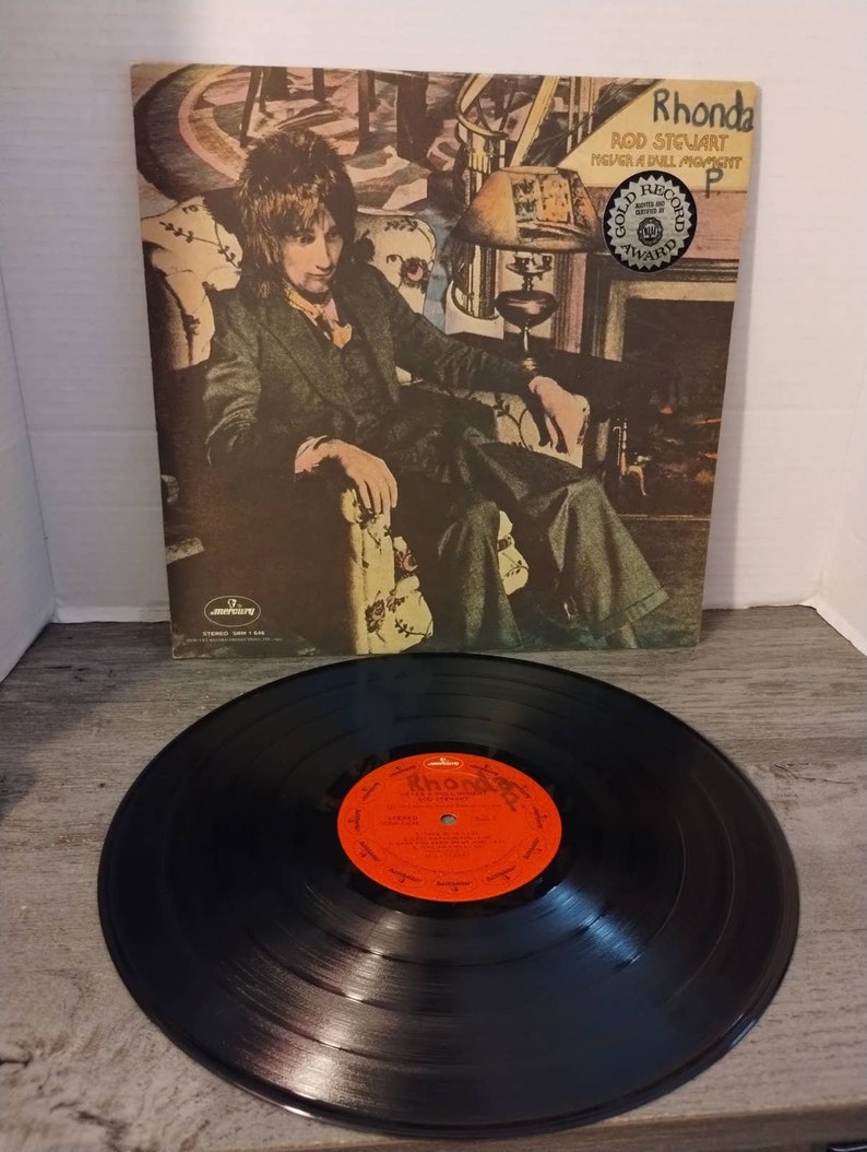 Rod Stewart - Never A Dull Moment Vinyl LP Record Mercury Records SRM ...