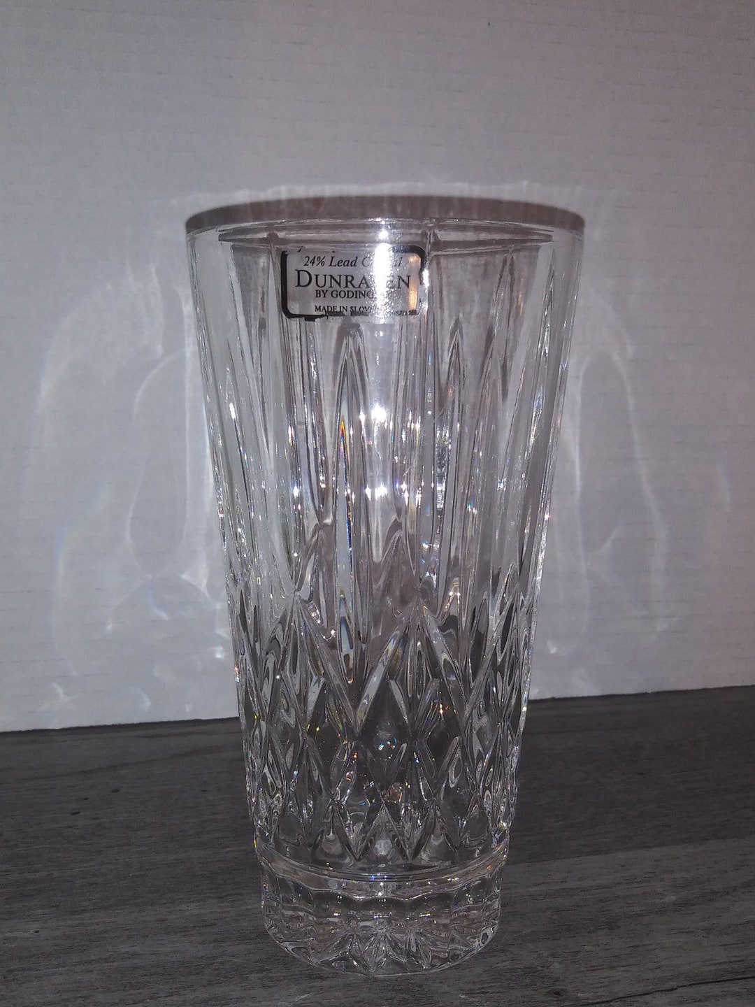 Dunraven 24% Lead Crystal Beverage Glass by Godinger - Etsy