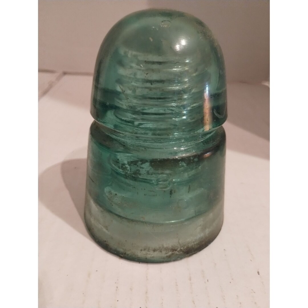 CD 103 Aqua Blue BROOKFIELD "b" Antique Glass Telegraph Insulator - Etsy