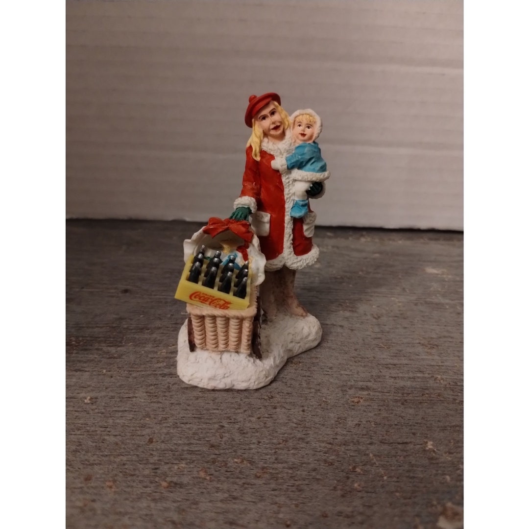 Coca Cola Town Square Collection Homeward Bound Mother Holding Child ...