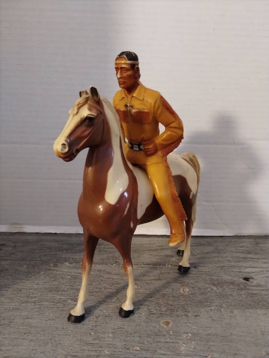 Hartland Plastics Tonto & Scout Horse and Rider Set 1950s - Etsy