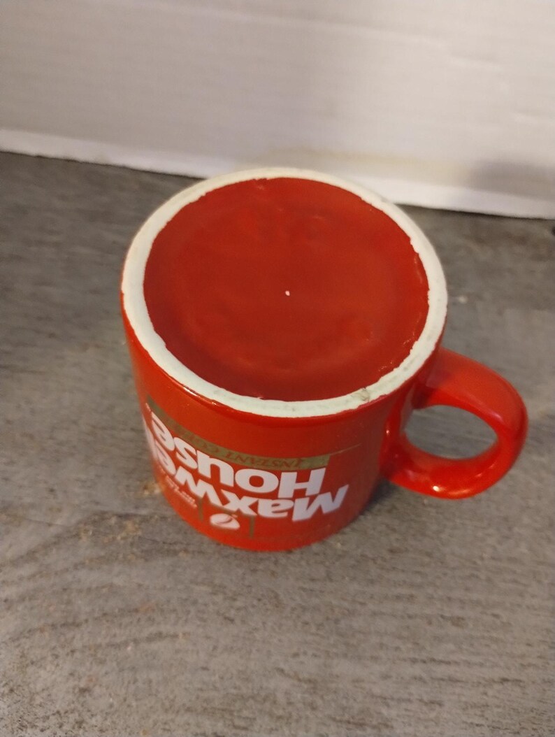 Maxwell House Red Coffee Cup Mug "good to the Last Drop" Instant Coffee ...