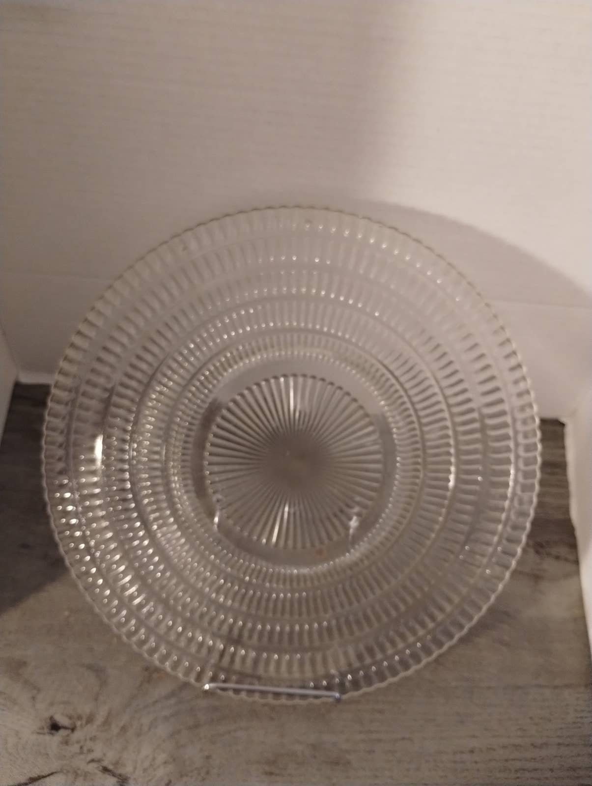 12 Vintage Clear Glass Serving Platter - Etsy
