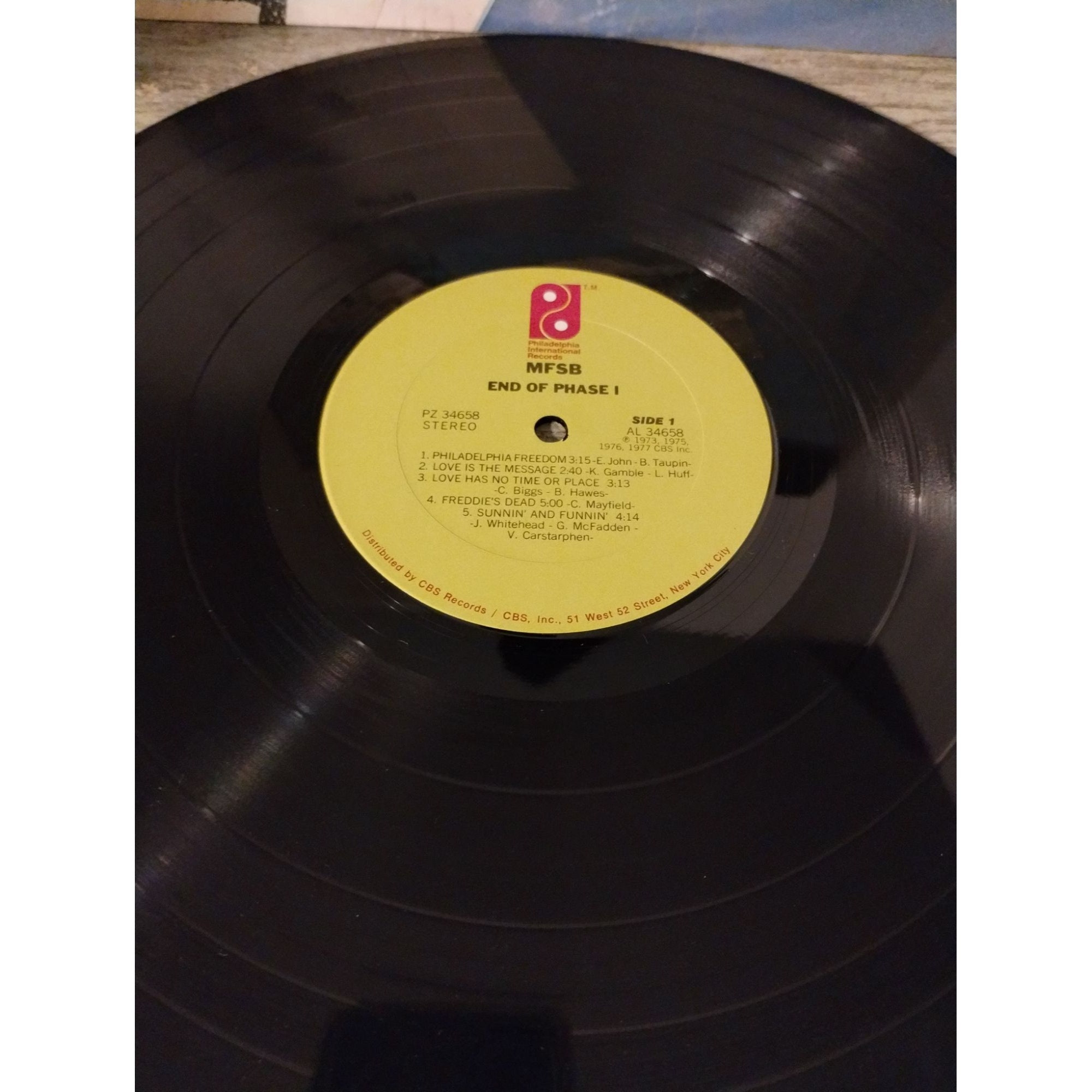 MFSB End of Phase I A Collection of Their Greatest Hits 1977 Vinyl LP ...