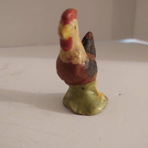 2 1/4" Primitive Rooster Figurine - Etsy