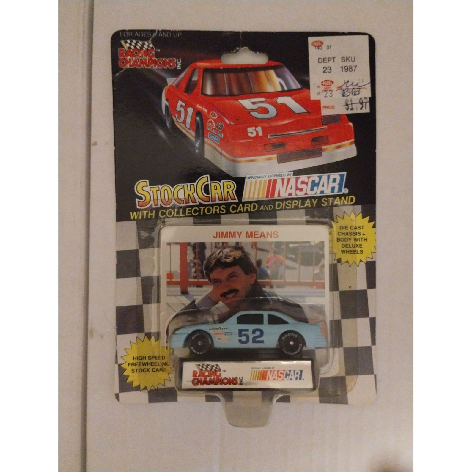 NASCAR Jimmy Means #52 Stock Car Vintage Racing Champions Die Cast - Etsy