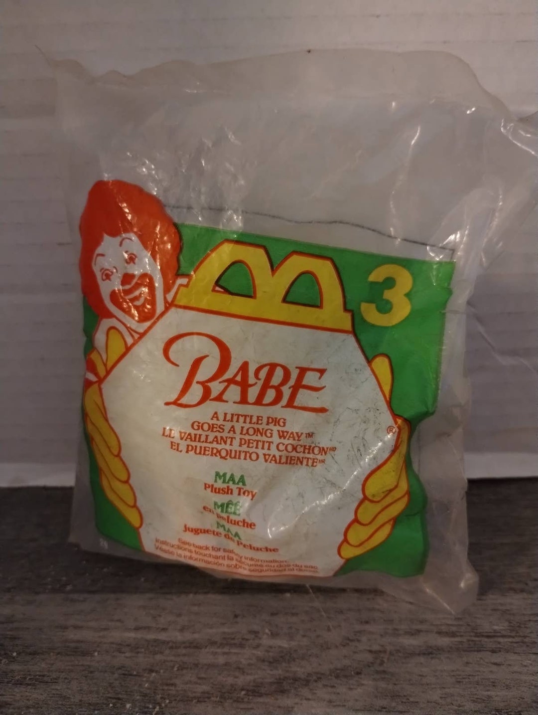 Mcdonald’s 1995 Babe Plush Toy-#3 MAA the Sheep - Etsy