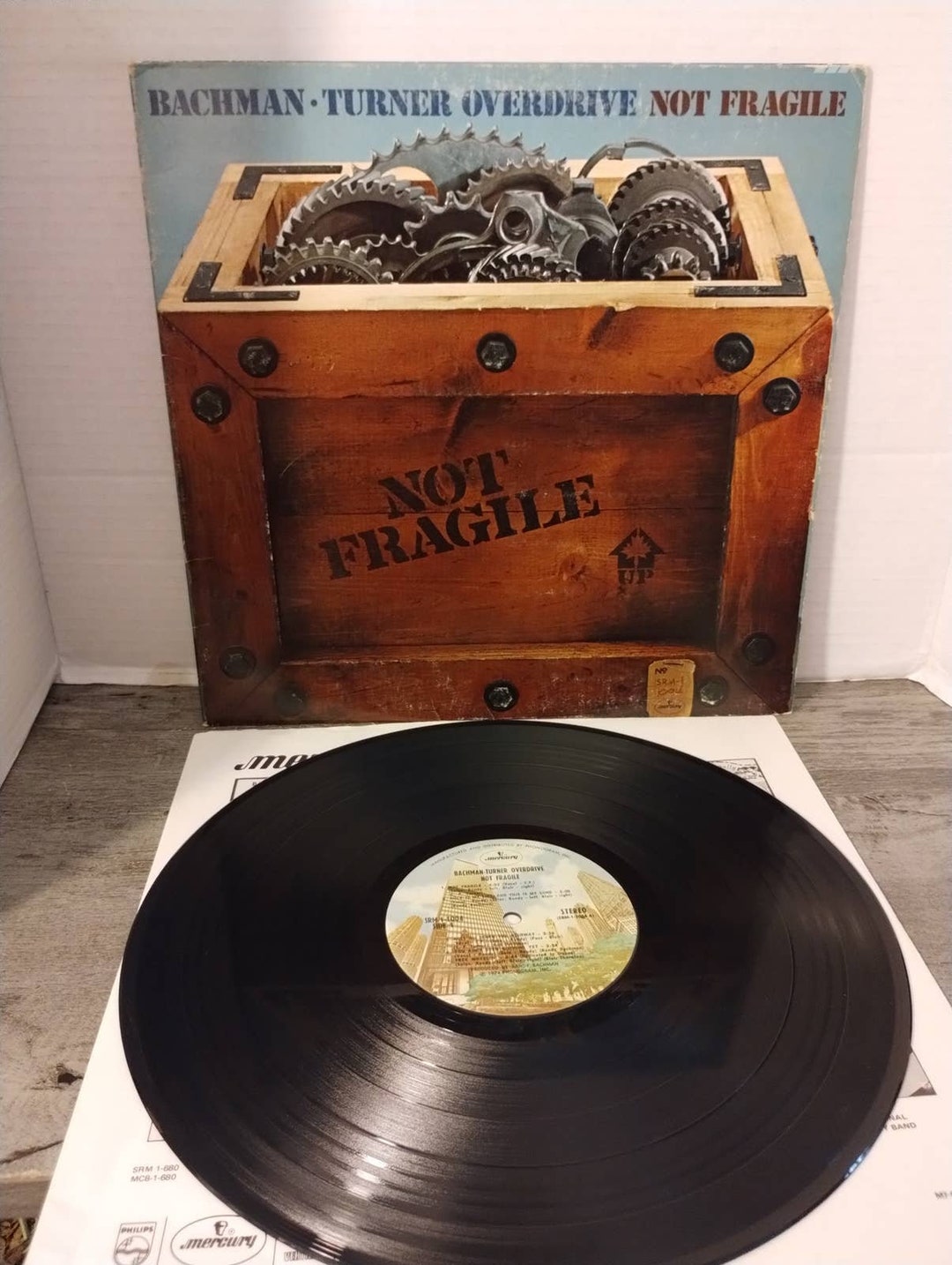 Bachman-turner Overdrive "not Fragile" Vinyl LP Mercury SRM-1-1004 1974 ...