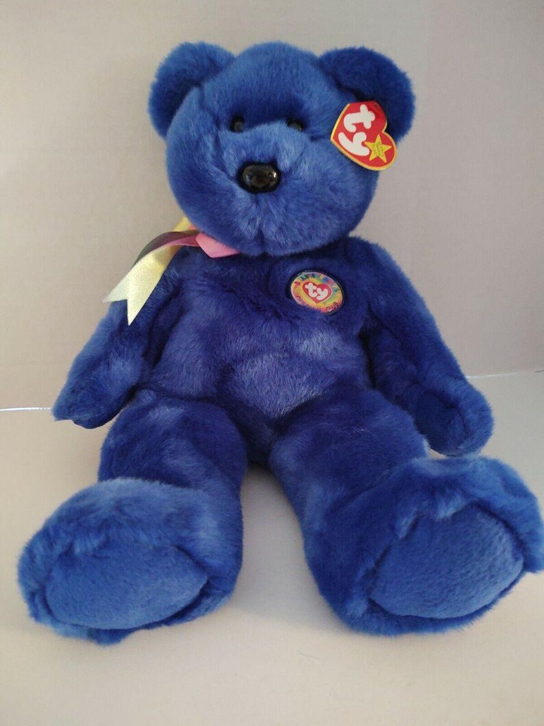Ty Beanie Buddies "clubby" Beanie Babies Official Club Bear 1998 - Etsy