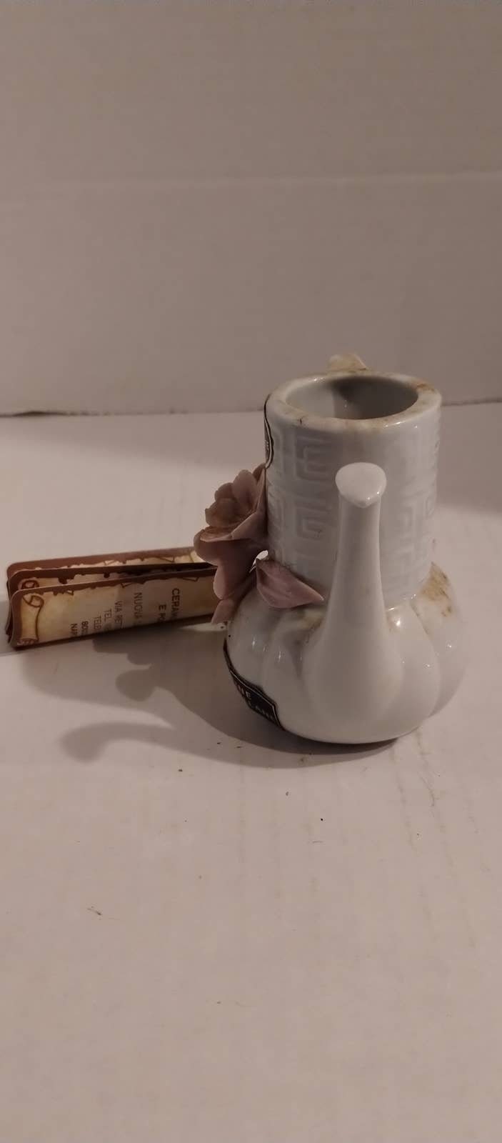 Nuova Capodimonte Small Porcelain Pink Floral 3 Pitcher Vase - Etsy