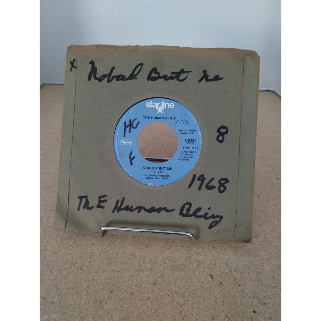 The Human Beinz Nobody but Me People I Love You 45 Vinyl Single A-6224 ...