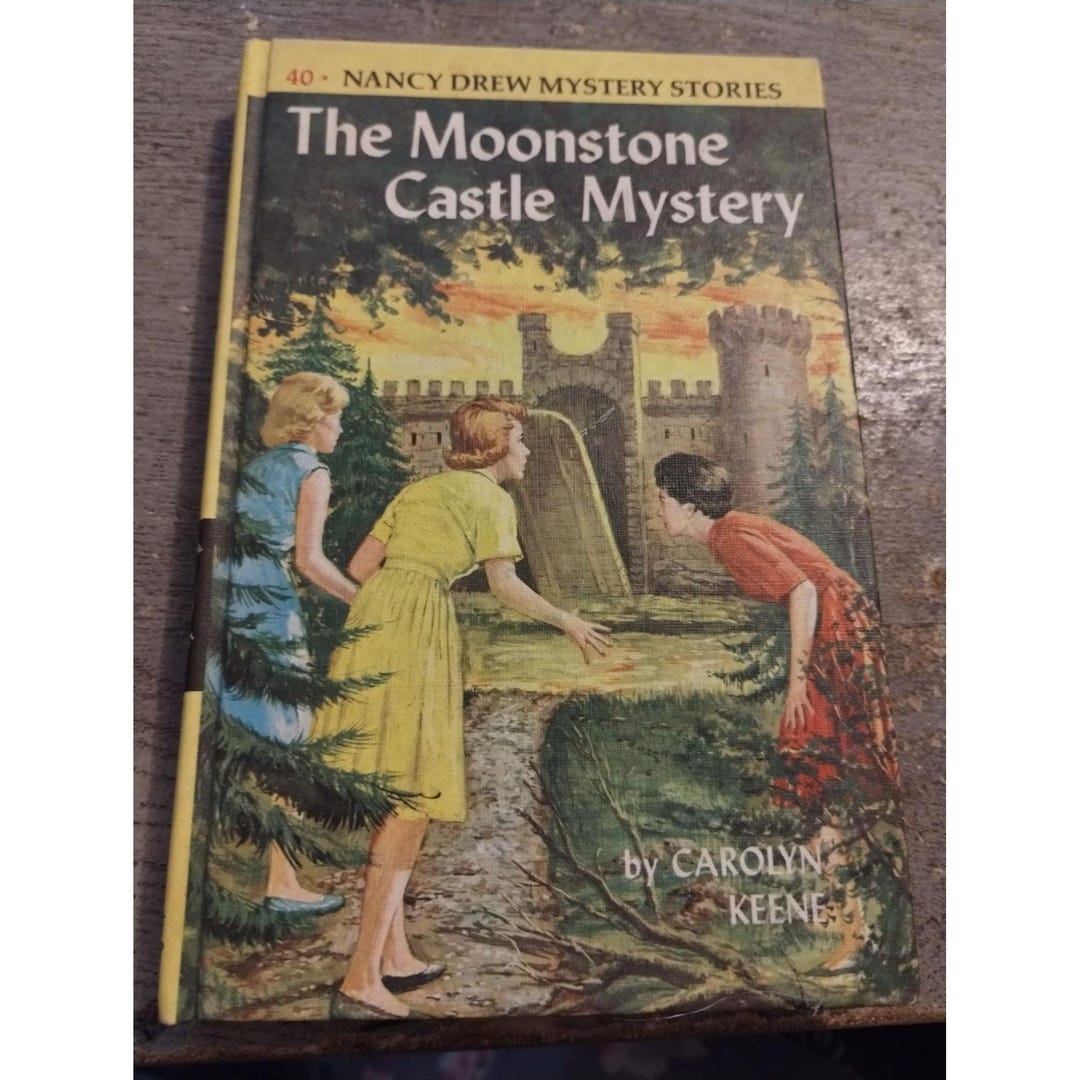 Nancy Drew Mystery Series "the Moonstone Castle Mystery" 1963 Hardcover ...