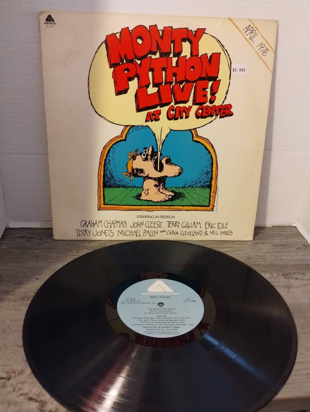 Live at City Center LP by Monty Python Vinyl 1976 AL4073 Arista - Etsy