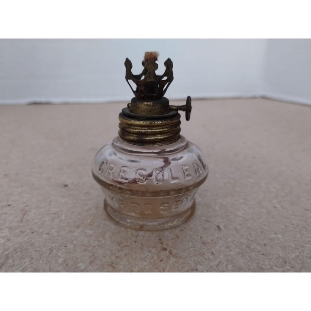 Antique Glass Cresolene Vaporizer Lamp - Etsy