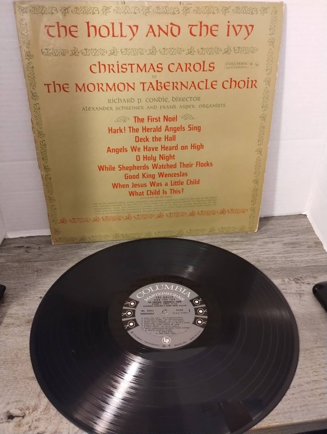 Mormon Tabernacle Choir the Holly and the Ivy Used Vinyl LP ML 5592 - Etsy