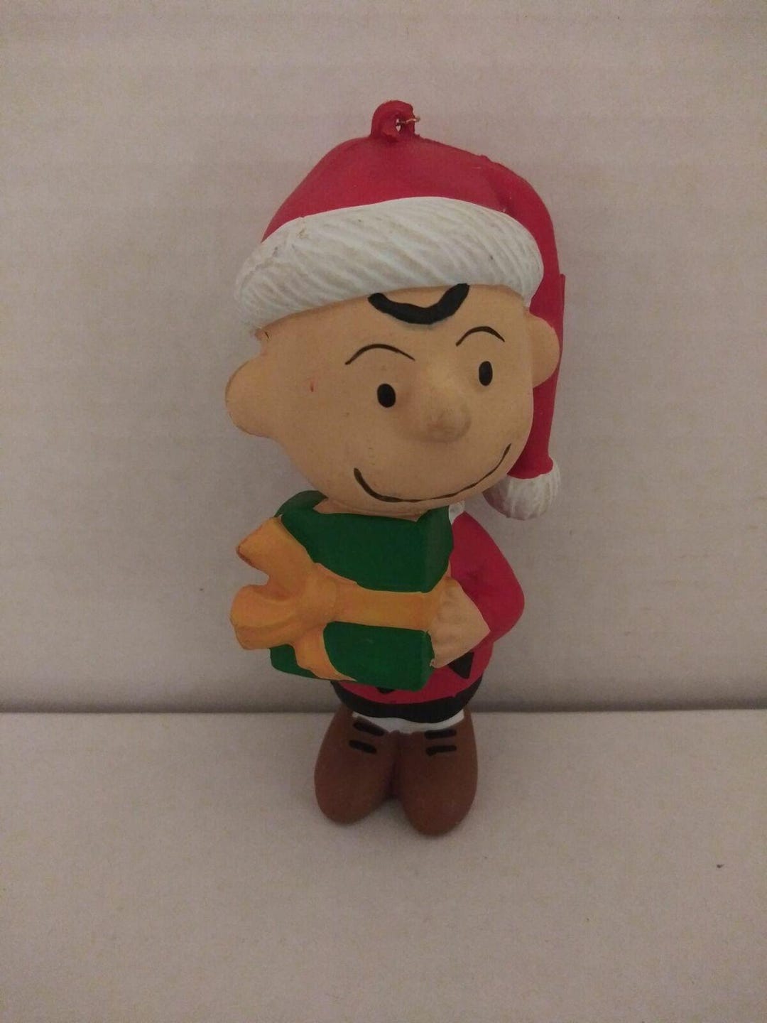 Peanuts Charlie Brown Holding Present Vintage Ornament - Etsy