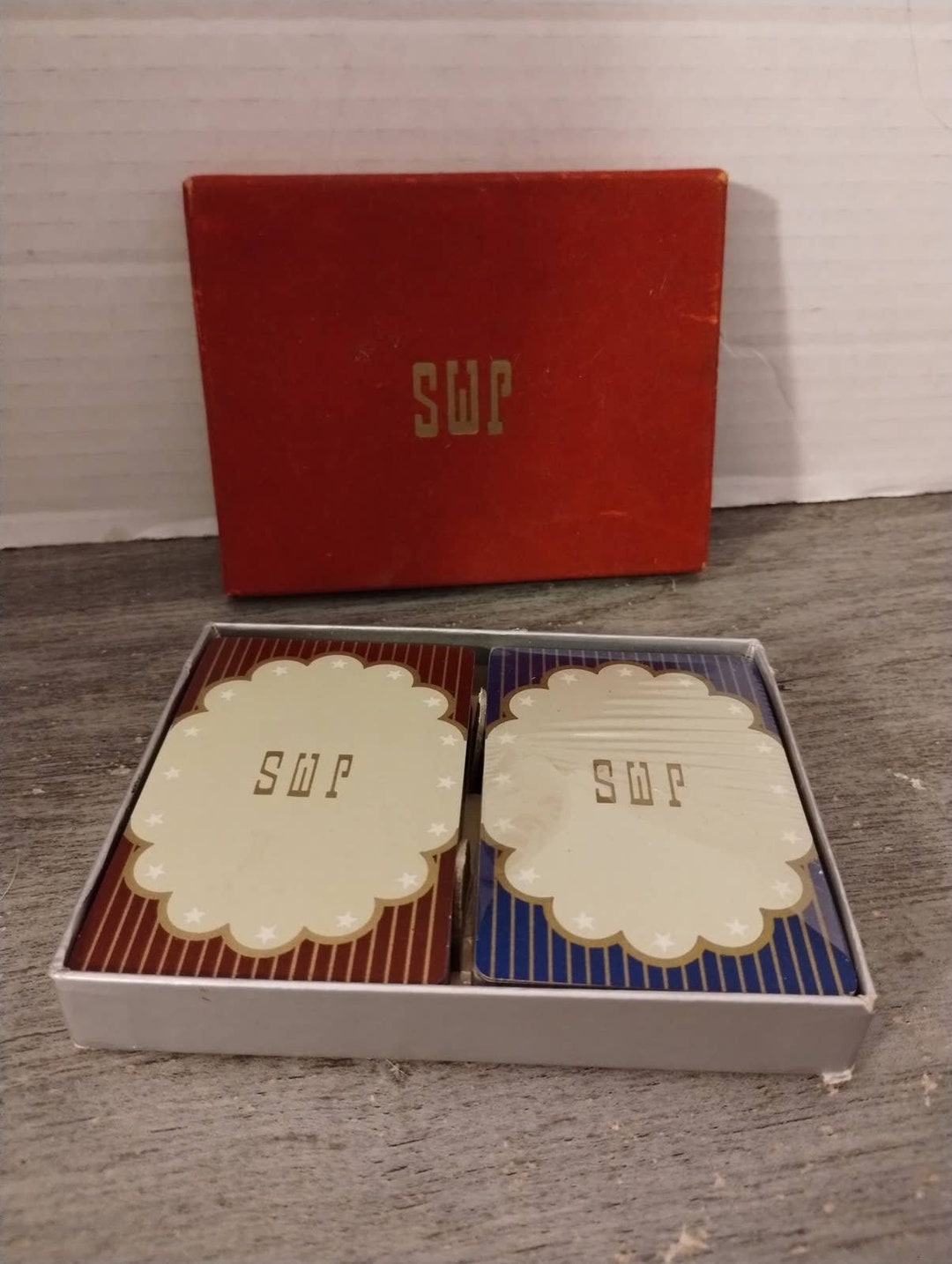 Vintage 2 Decks SWP Playing Cards Brown & Bigelow - Etsy