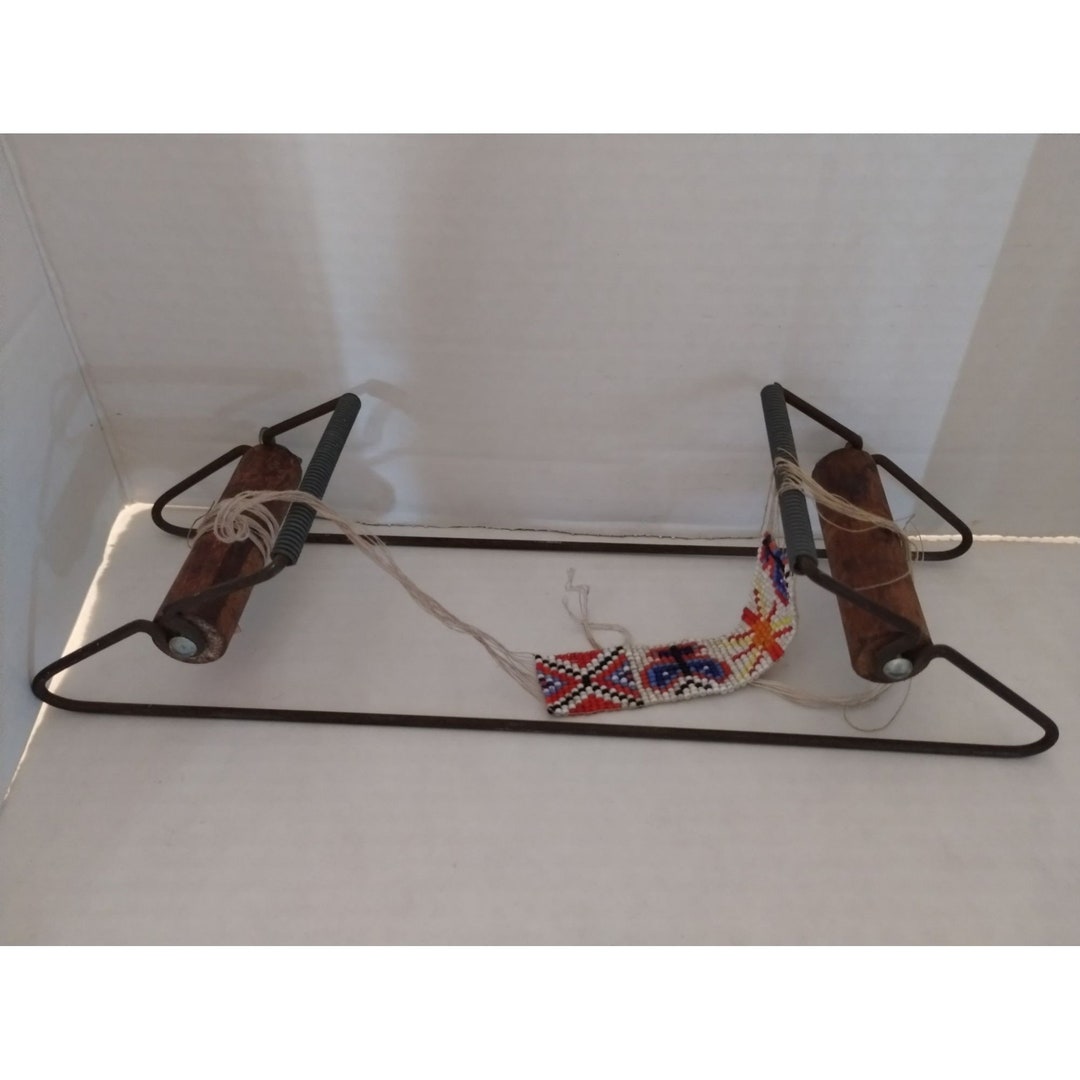 11 3/4" X 3 1/2" Vintage Metal Beading Loom - Etsy