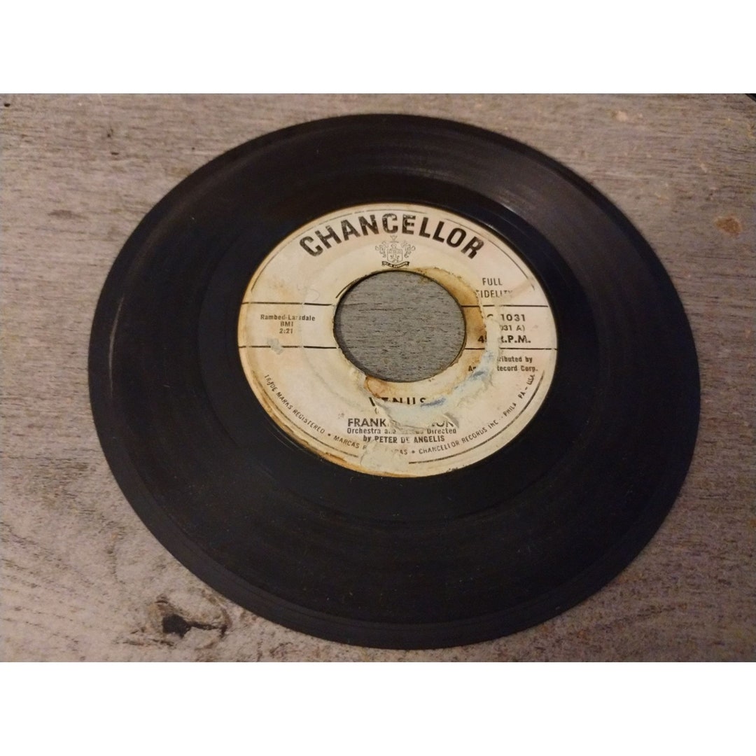 Frankie Avalon 45RPM Venus / I'm Broke on Chancellor Records C-1031 - Etsy