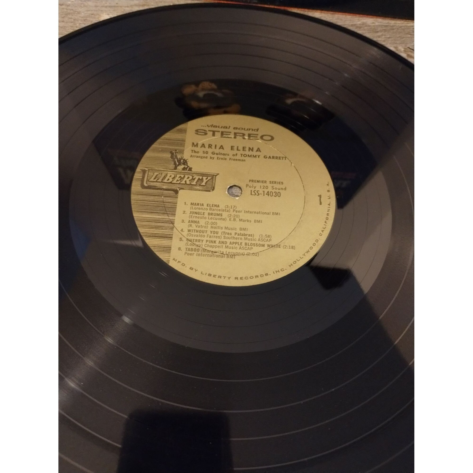 The 50 Guitars of Tommy Garrett Maria Elena 1963 Liberty - Etsy