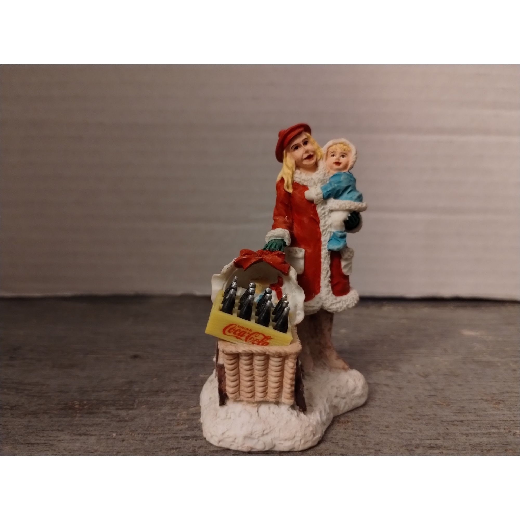 Coca Cola Town Square Collection Homeward Bound Mother Holding Child ...