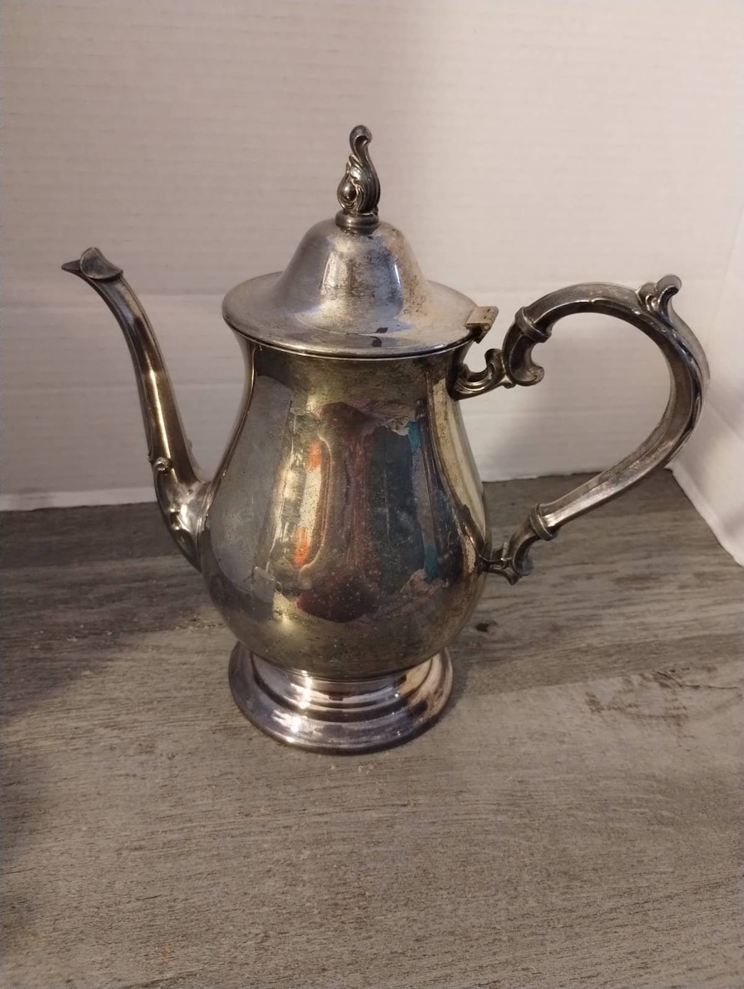 Vintage WM Rogers 800 Silver Plate Tea Pot - Etsy