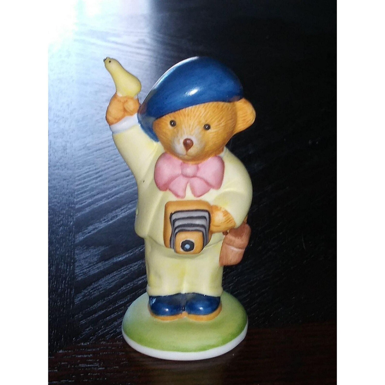 Mr Cheese Fine Porcelain the Franklin Mint Bear Figurine - Etsy