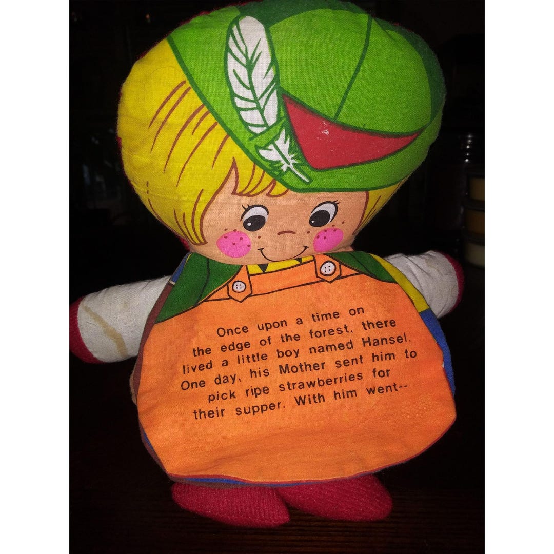 JSNY Hansel & Gretel Face Story Book Plush Doll - Etsy