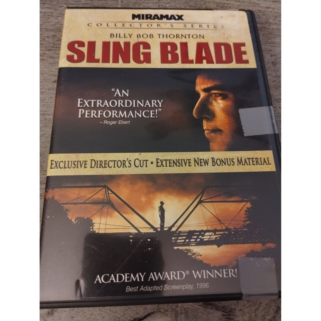 SLING BLADE 2 Disc Collector's Series Set Director's Cut 1996 DVD - Etsy