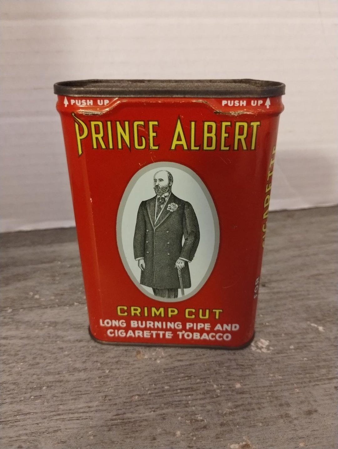 Vintage Prince Albert Tobacco Crimp Cut Tobacco Tin Collectible - Etsy