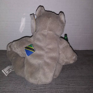 Coca Cola International Collection Bean Bag Plush Rhiny Rhinoceros ...