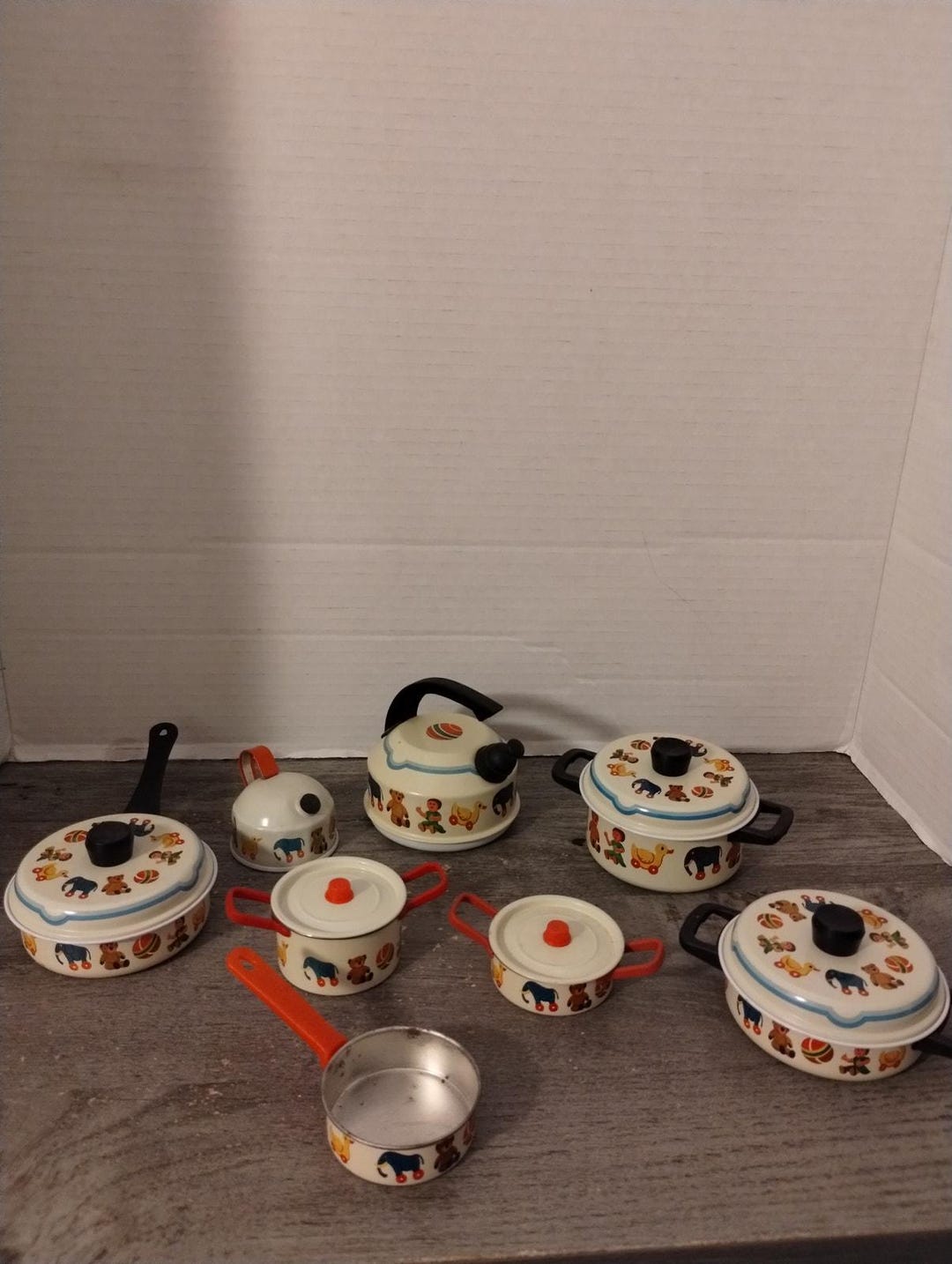 Children's Enamelware Cooking Set - Etsy
