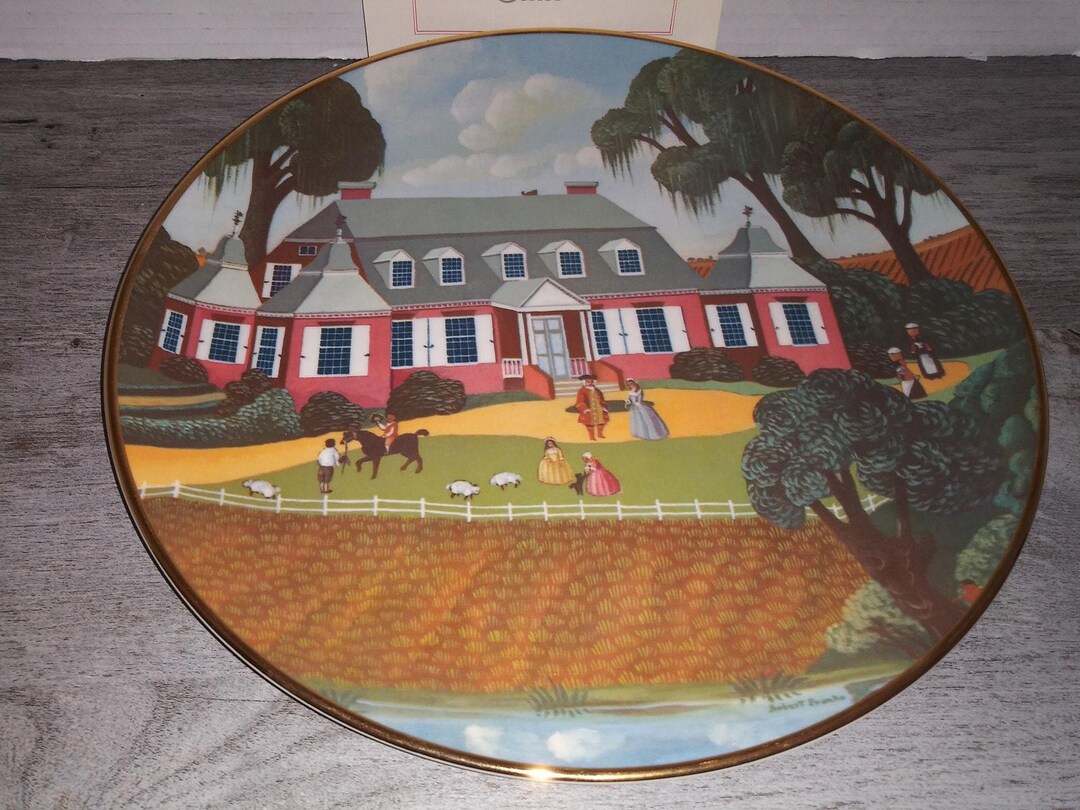 Museum Editions Colonial Heritage Series Plate Mulberry Plantation ...