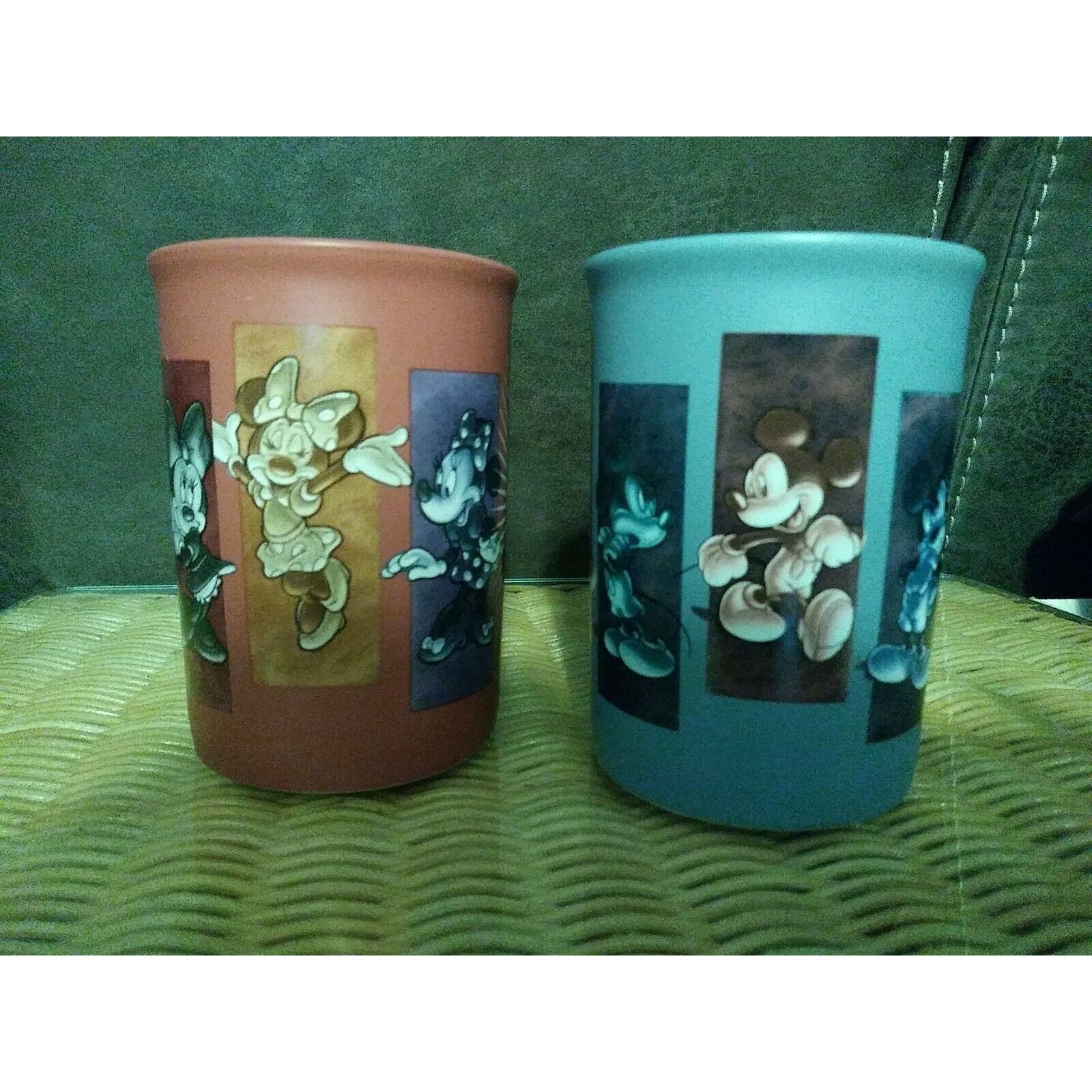 Disney Mickey and Minnie Mouse Coffee Mug Set of 2, Disneyland - Etsy