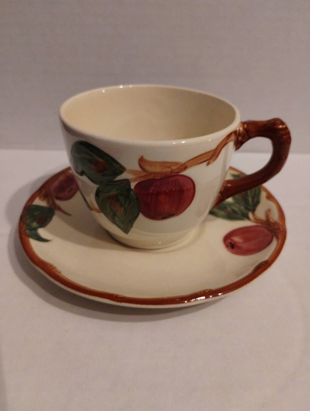Franciscan Apple Dinnerware Coffee Tea Cup and Saucer Set USA - Etsy