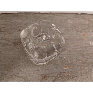 Antique Victorian Square Glass Inkwell Crystal Ink Pot - Etsy
