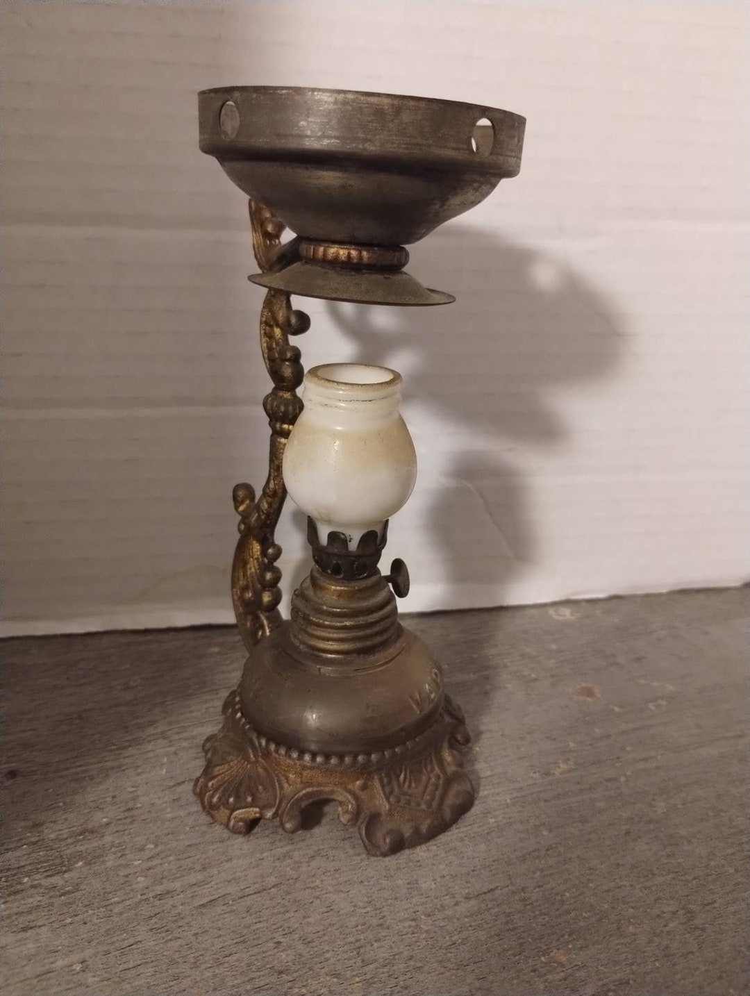 Antique Vapo-cresolene Vaporizer Kerosene Oil Lamp Medical Cure W Box ...