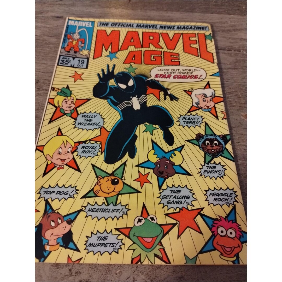 Marvel Age #19 Key Issue Black Suit Costume Spider-man 1984 - Etsy