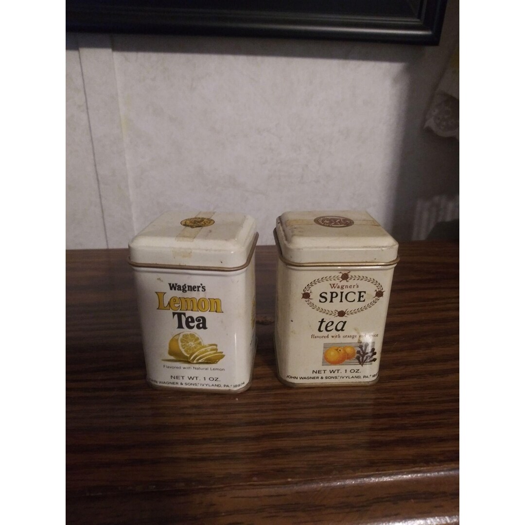 John Wagner & Sons Wagner's Orange Spice Tea and Lemon Tea 1 Oz Mini ...