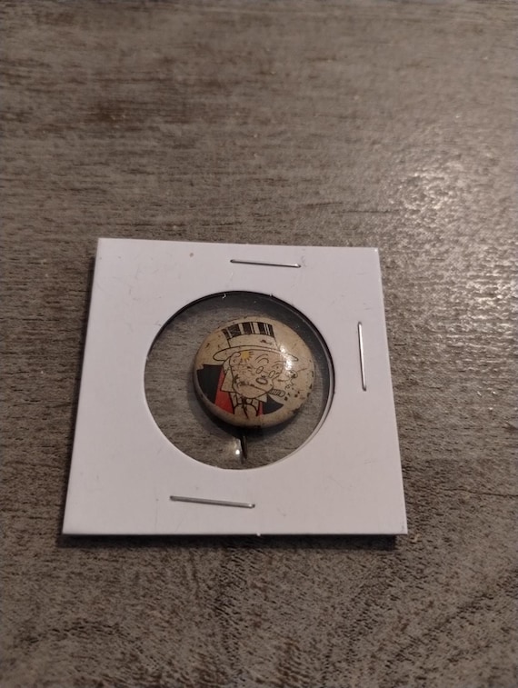 1940's Kellogg's Pep JIGGS comic strip pinback button… - Gem