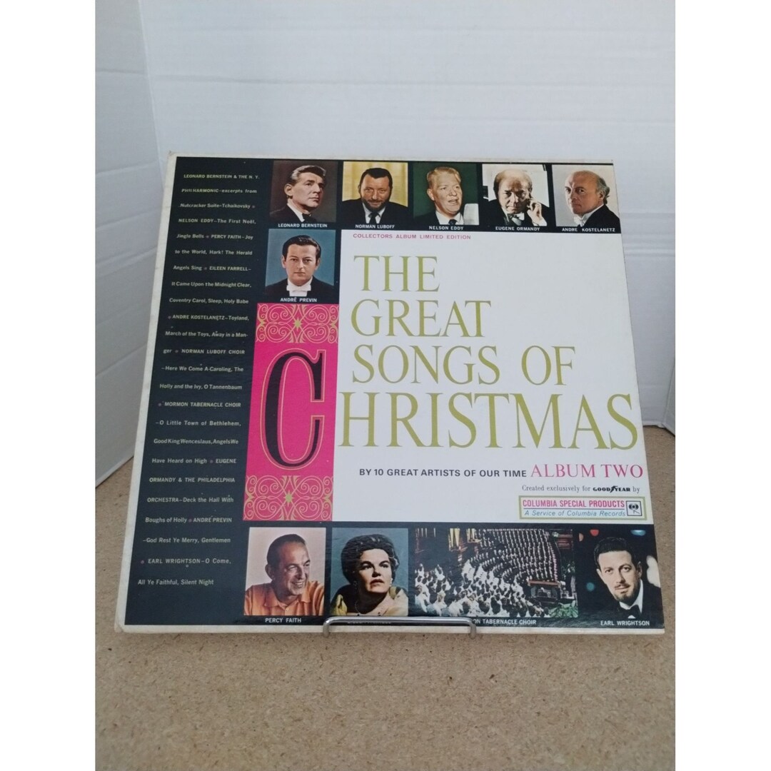 The Great Songs of Christmas Album Two by Various Artist Vinyl Record ...