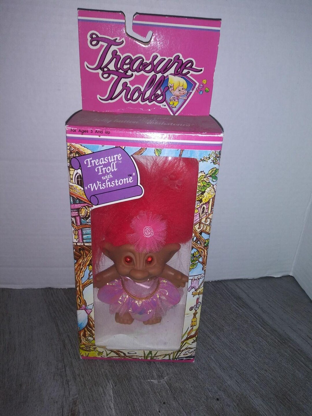 Treasure Trolls With Wishstone by Ace Novelty in Box - Etsy