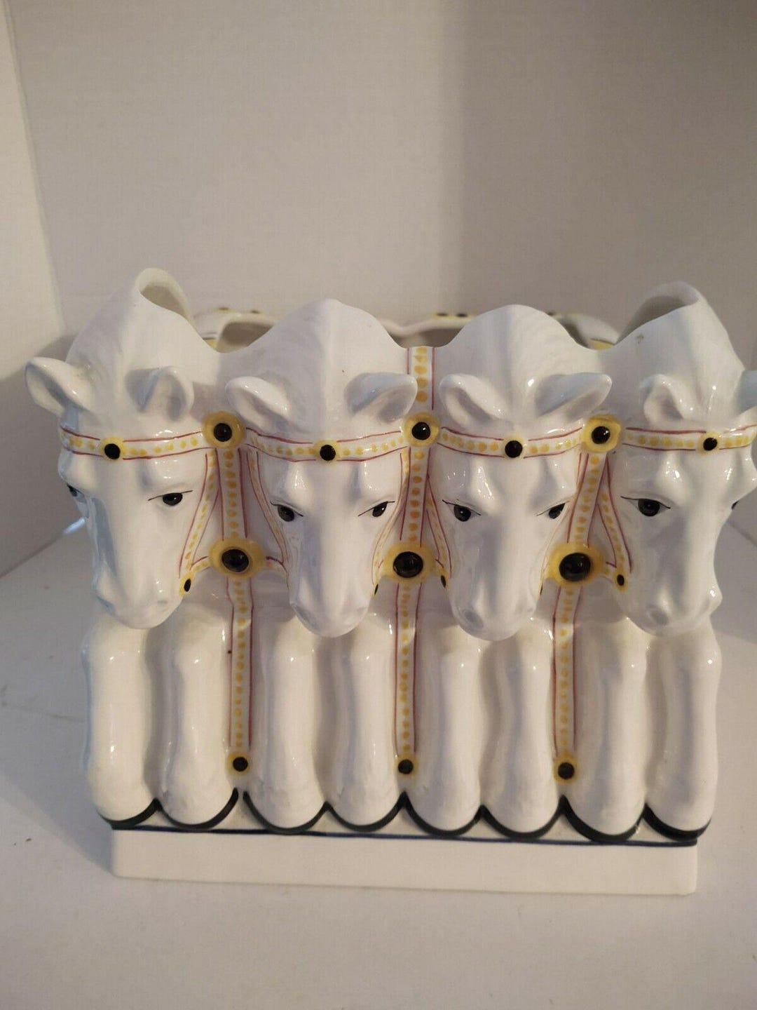 Four Carousel Horses Vintage Planter 9.5" X 9 1/2" X 11" - Etsy