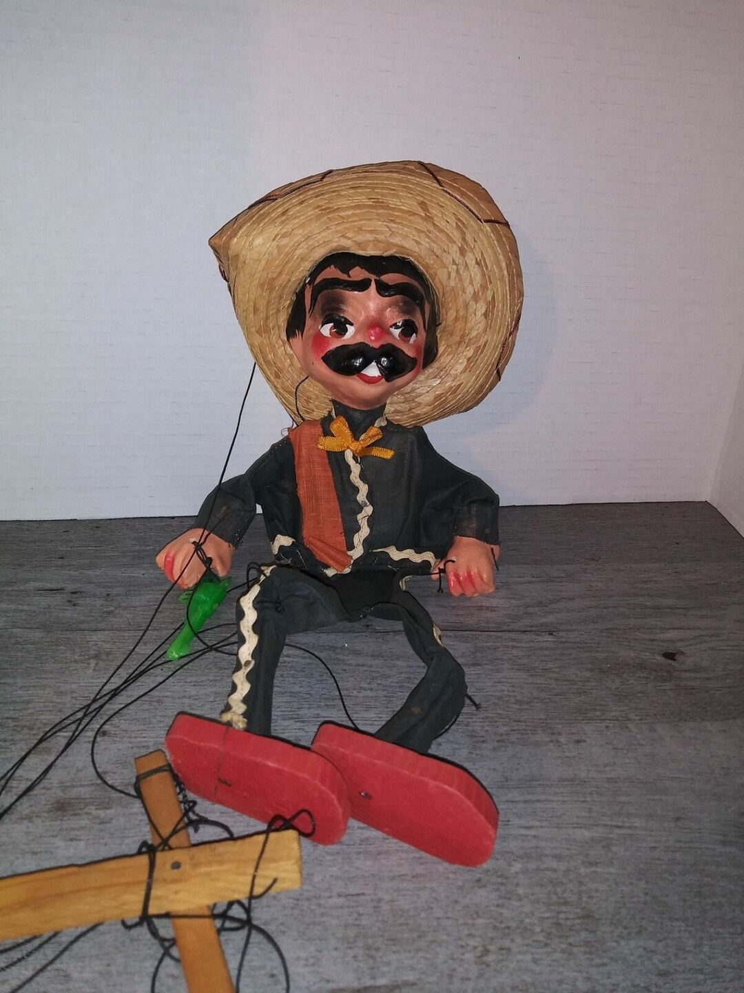 1970's Handmade 15" Mexican Marionette Bandito String Puppet - Etsy