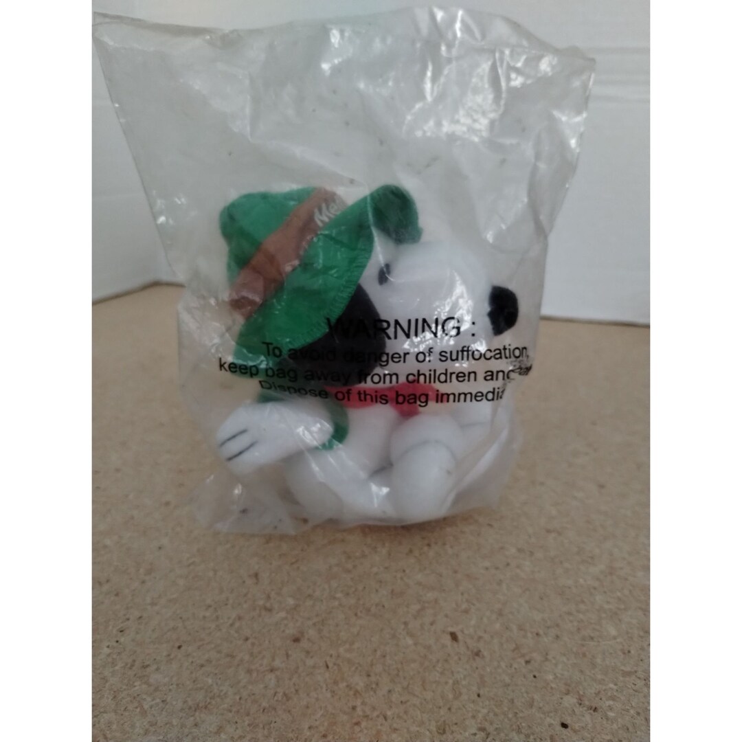 Metlife Snoopy 5" Plush Hiker Camper Green Hat and Backpack New - Etsy